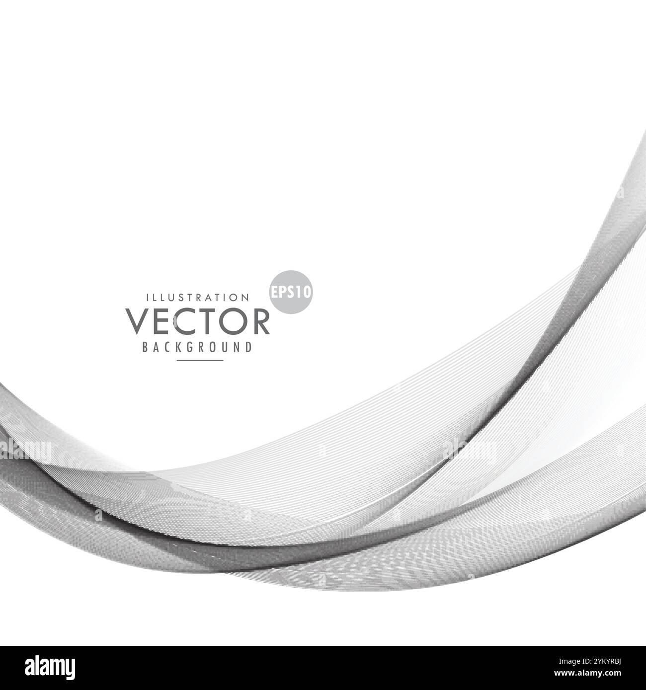 elegant line wave background vector design Stock Vector Image & Art - Alamy