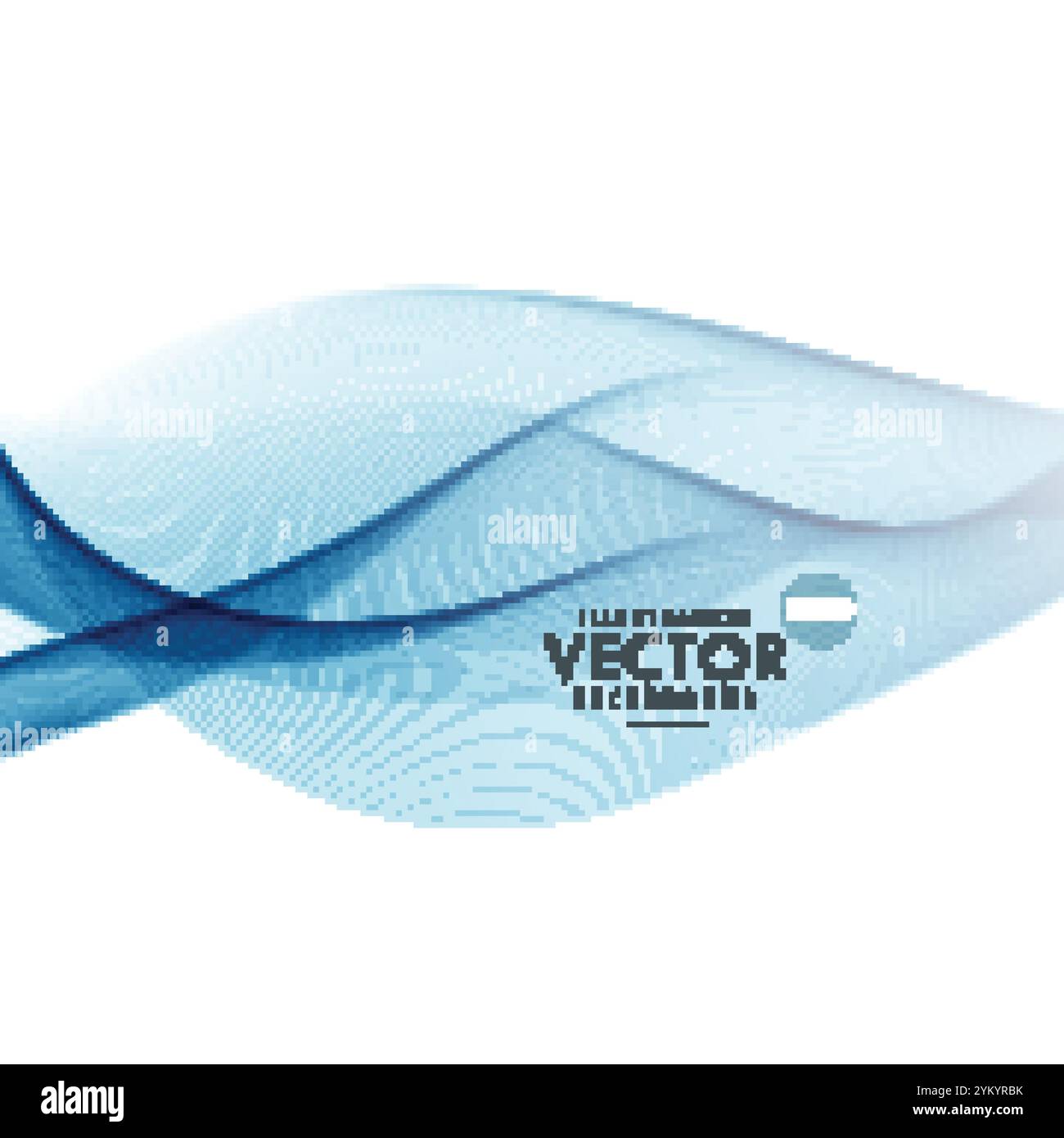 Blue wave and vector Stock Vector Images - Alamy