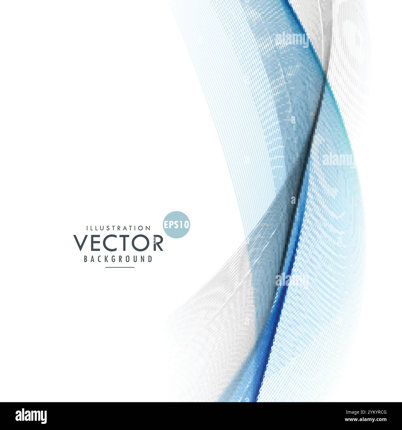 white background with blue abstract lines Stock Vector Image & Art - Alamy