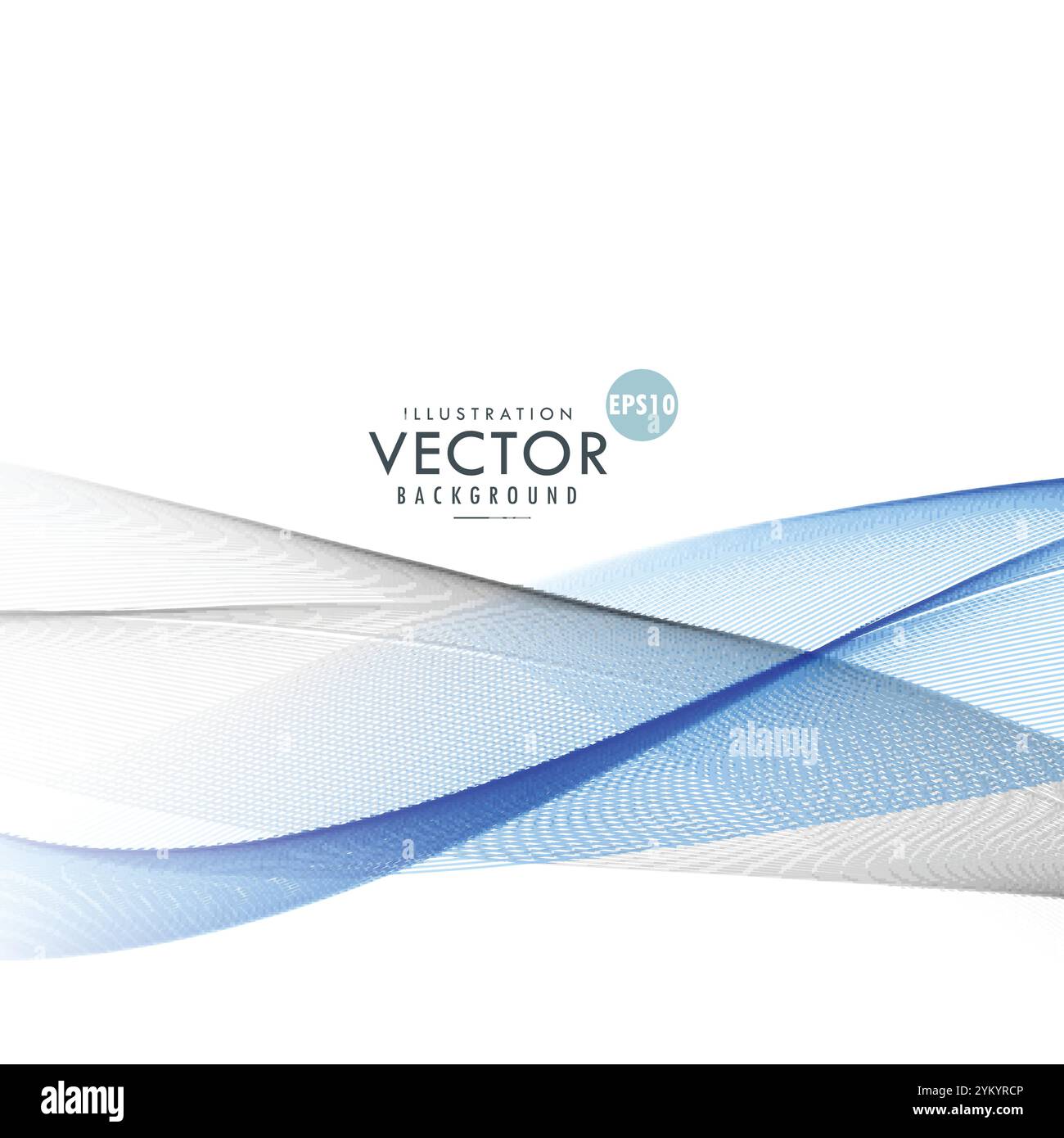 abstract blue and gray wave background Stock Vector Image & Art - Alamy