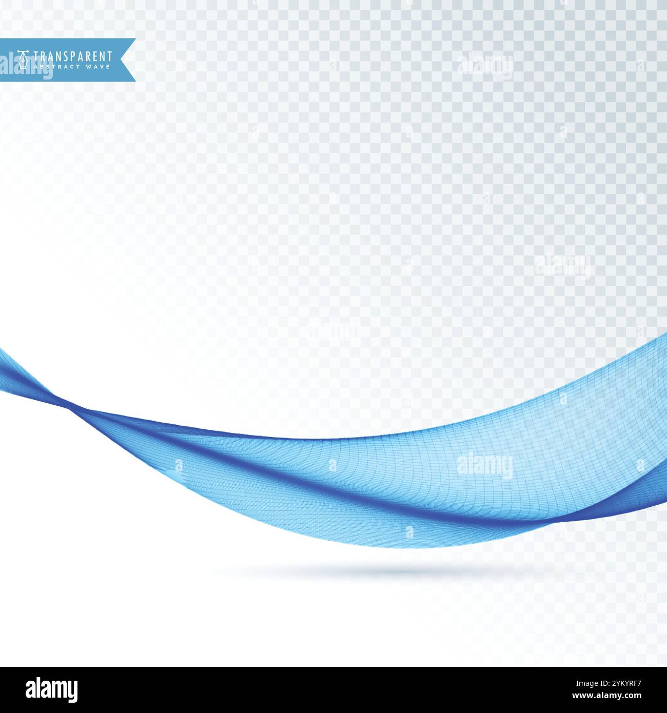 smooth flowing blue wave texture background Stock Vector Image & Art ...