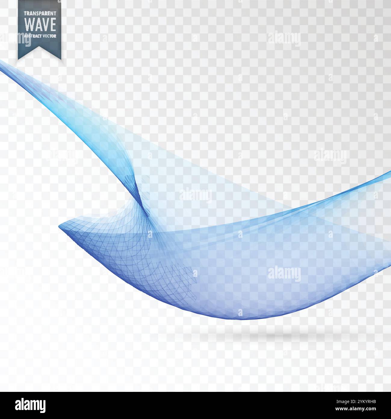 elegant blue transparent background design Stock Vector Image & Art - Alamy