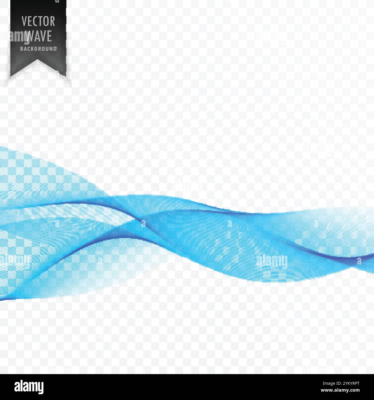 blue abstract wave vector background design illustration Stock Vector ...