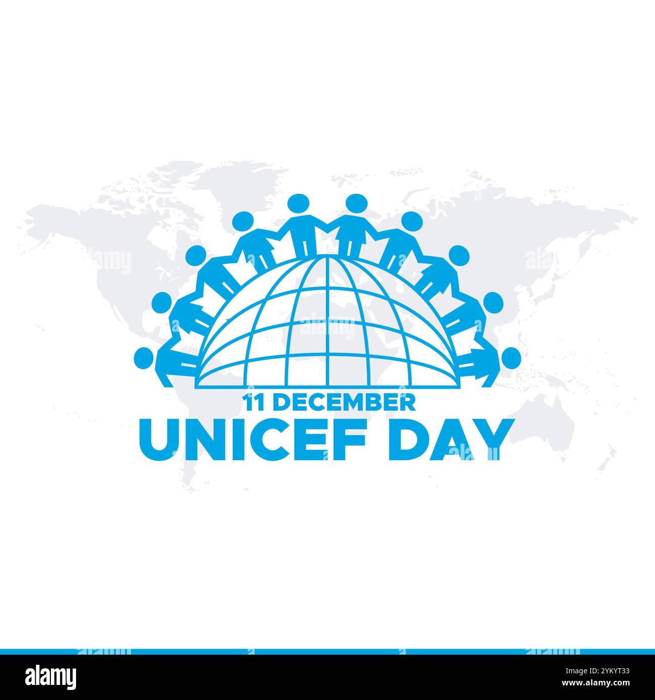 UNICEF day. UNICEF day celebration poster. UNICEF BIRTHDAY on 11 ...