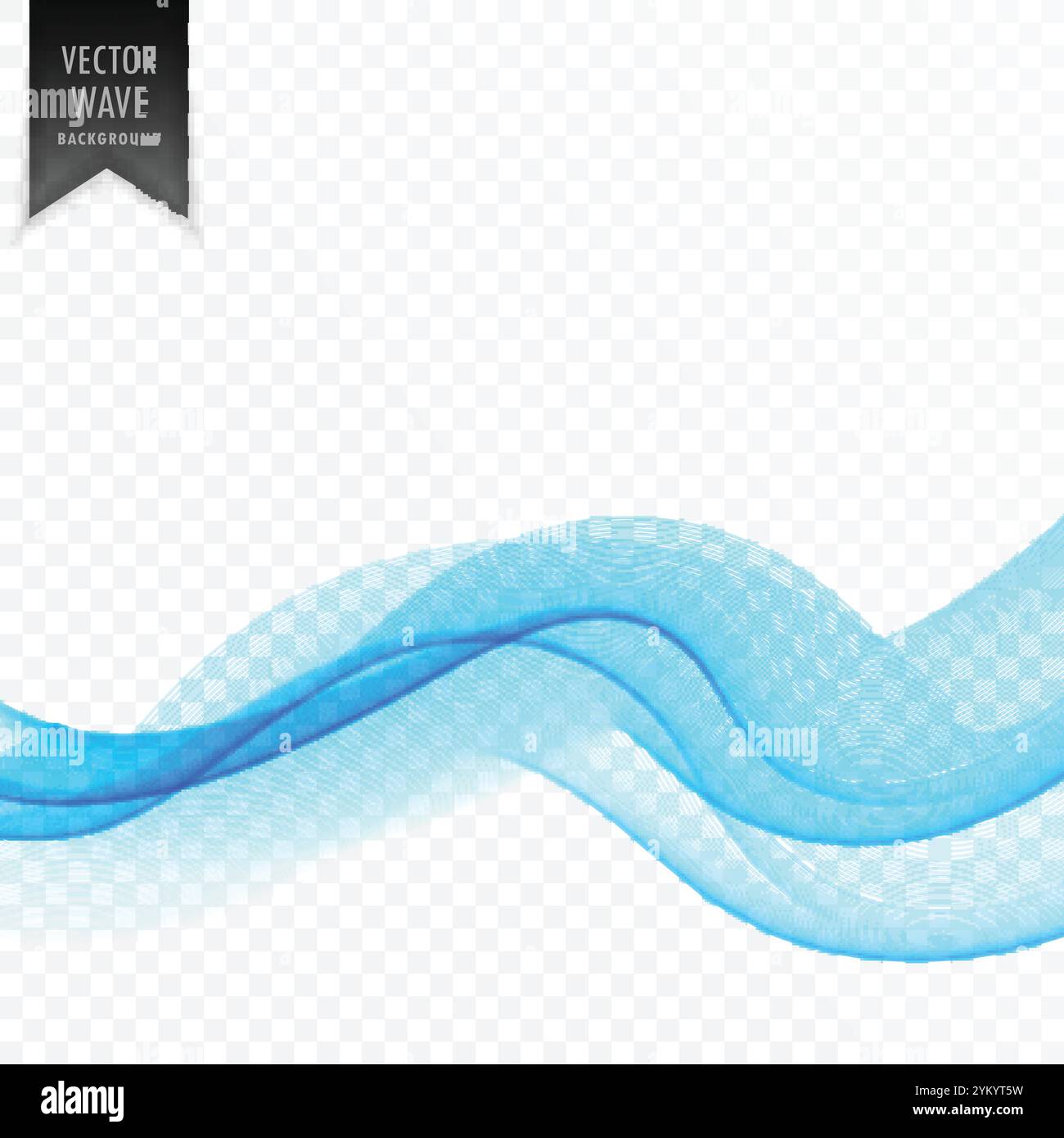 abstract blue wave background design vector illustration Stock Vector Image & Art - Alamy