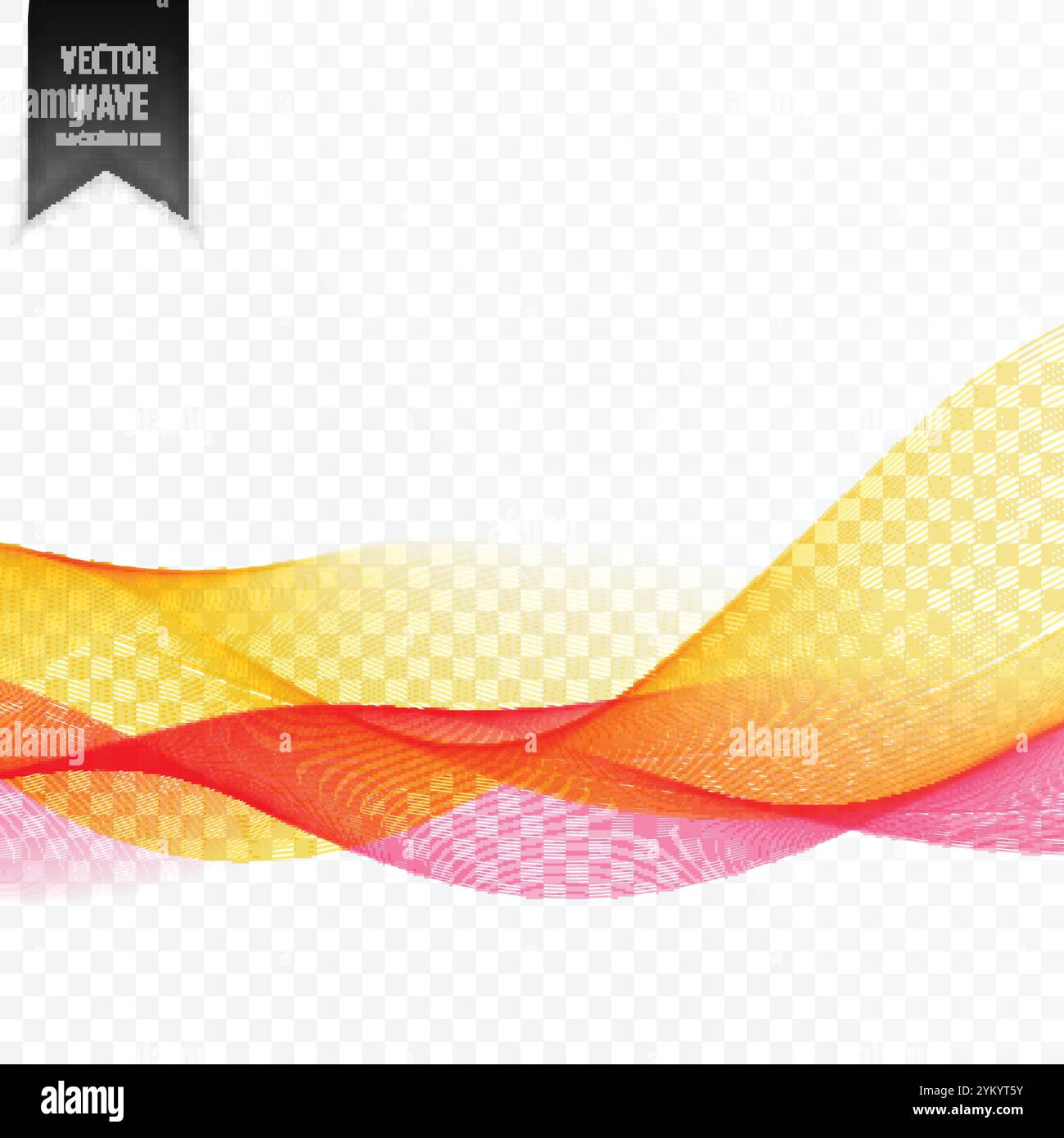 abstract yellow wave background design vector illustration Stock Vector ...