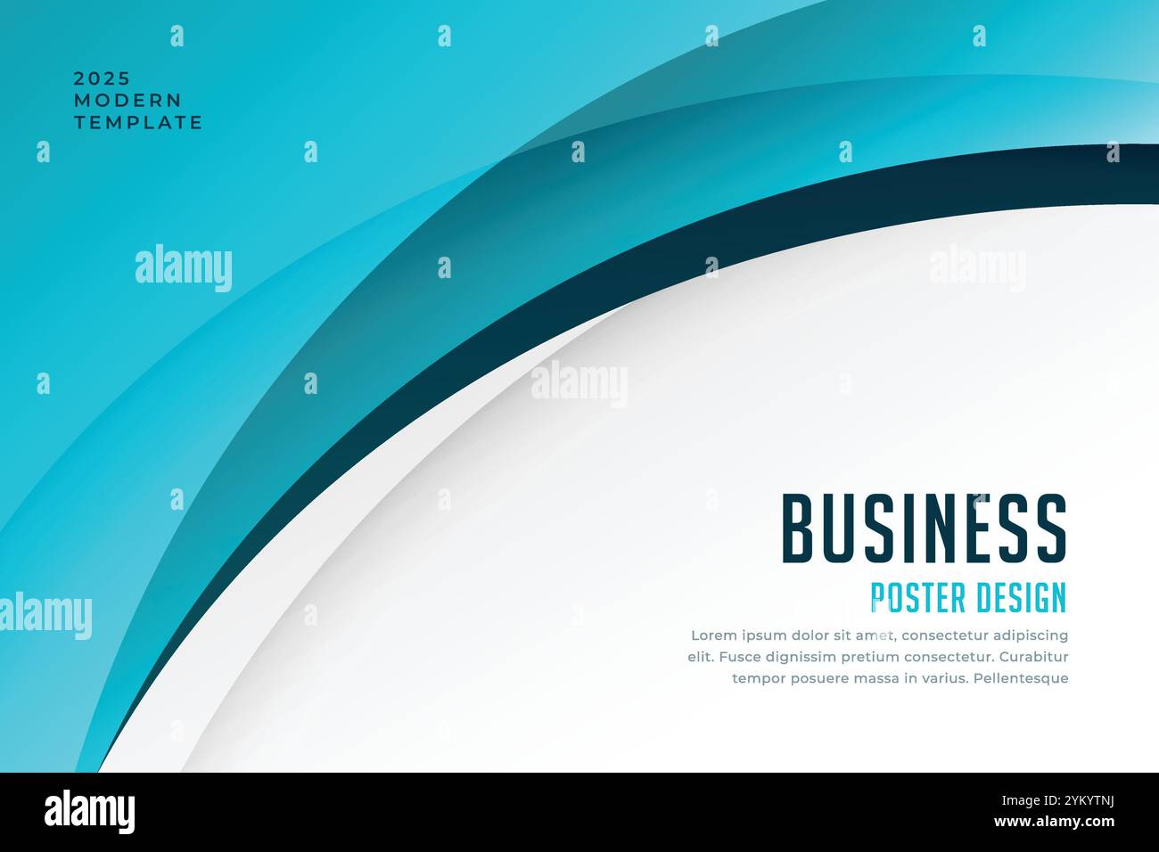 blue business wave background design Stock Vector Image & Art - Alamy