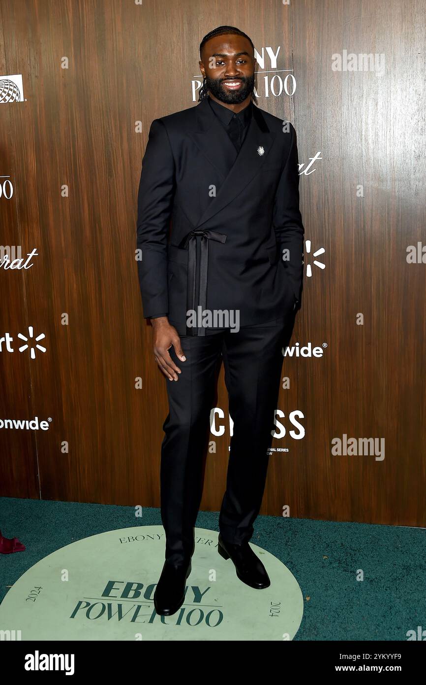 LOS ANGELES - NOV 17: Jaylen Brown at the 2024 Ebony Power 100 List at ...