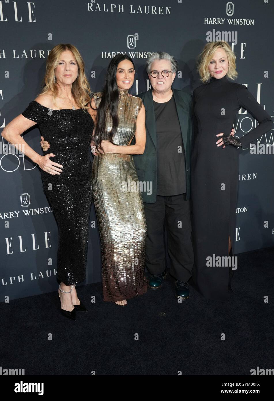 Rita Wilson, from left, Demi Moore, Rosie O'Donnell and Melanie ...