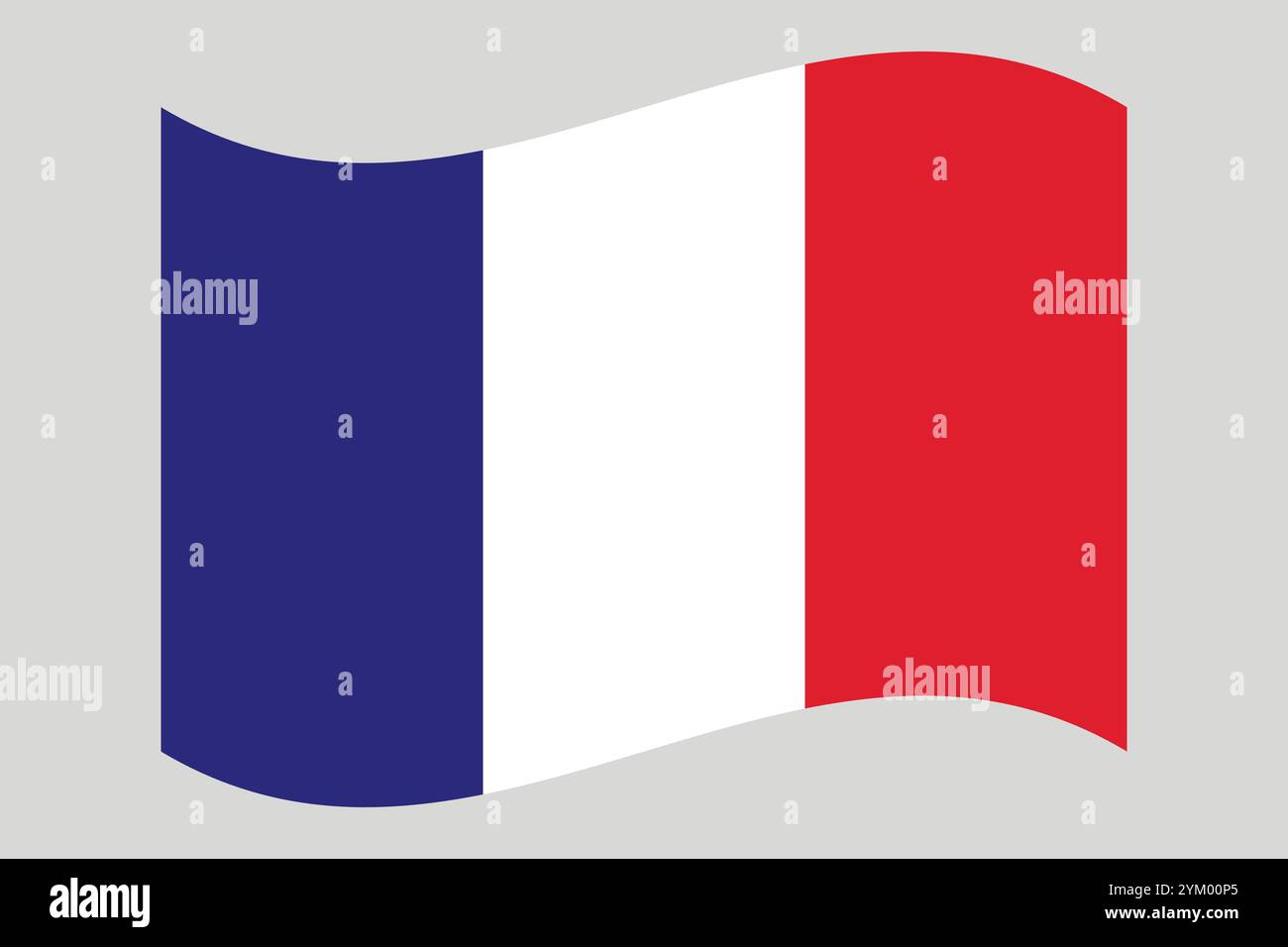 Flag of France. French national symbol in official colors. Template ...