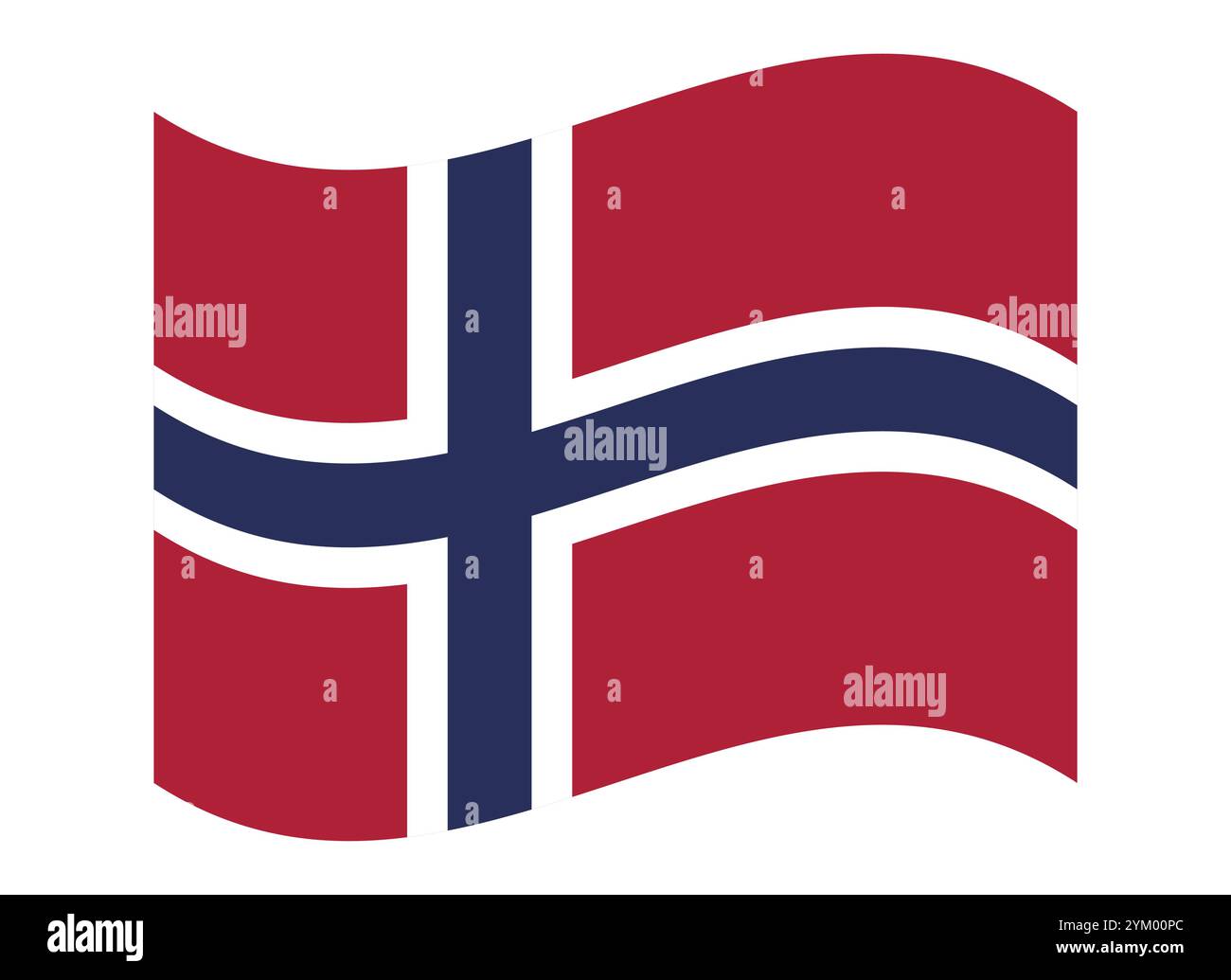Flag of Norway. Norwegian national symbol in official colors. Template ...