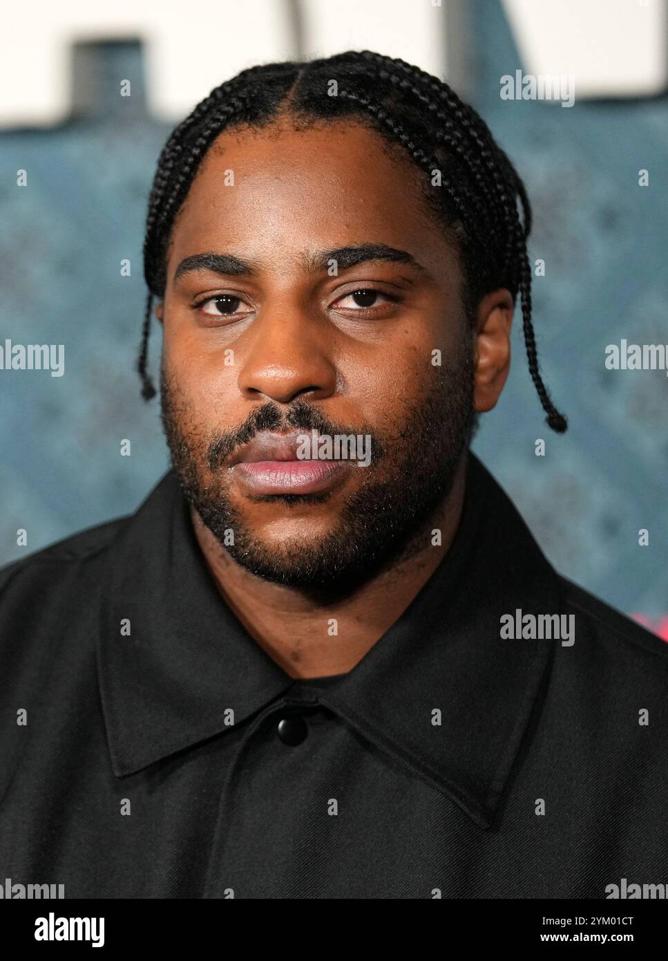 Malcolm Washington poses at the premiere of the film "The Piano Lesson ...