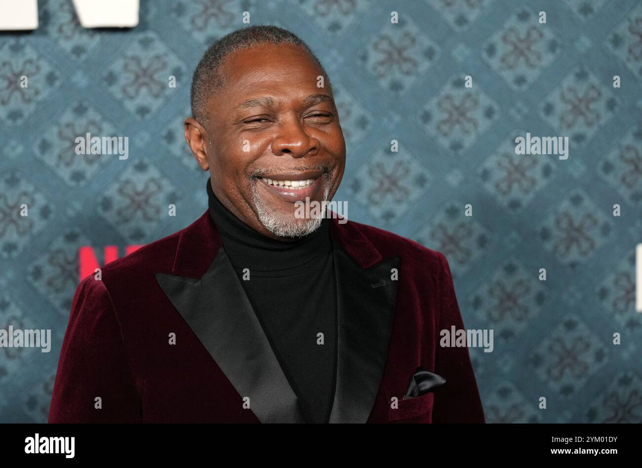 Michael Potts poses at the premiere of the film "The Piano Lesson" on ...