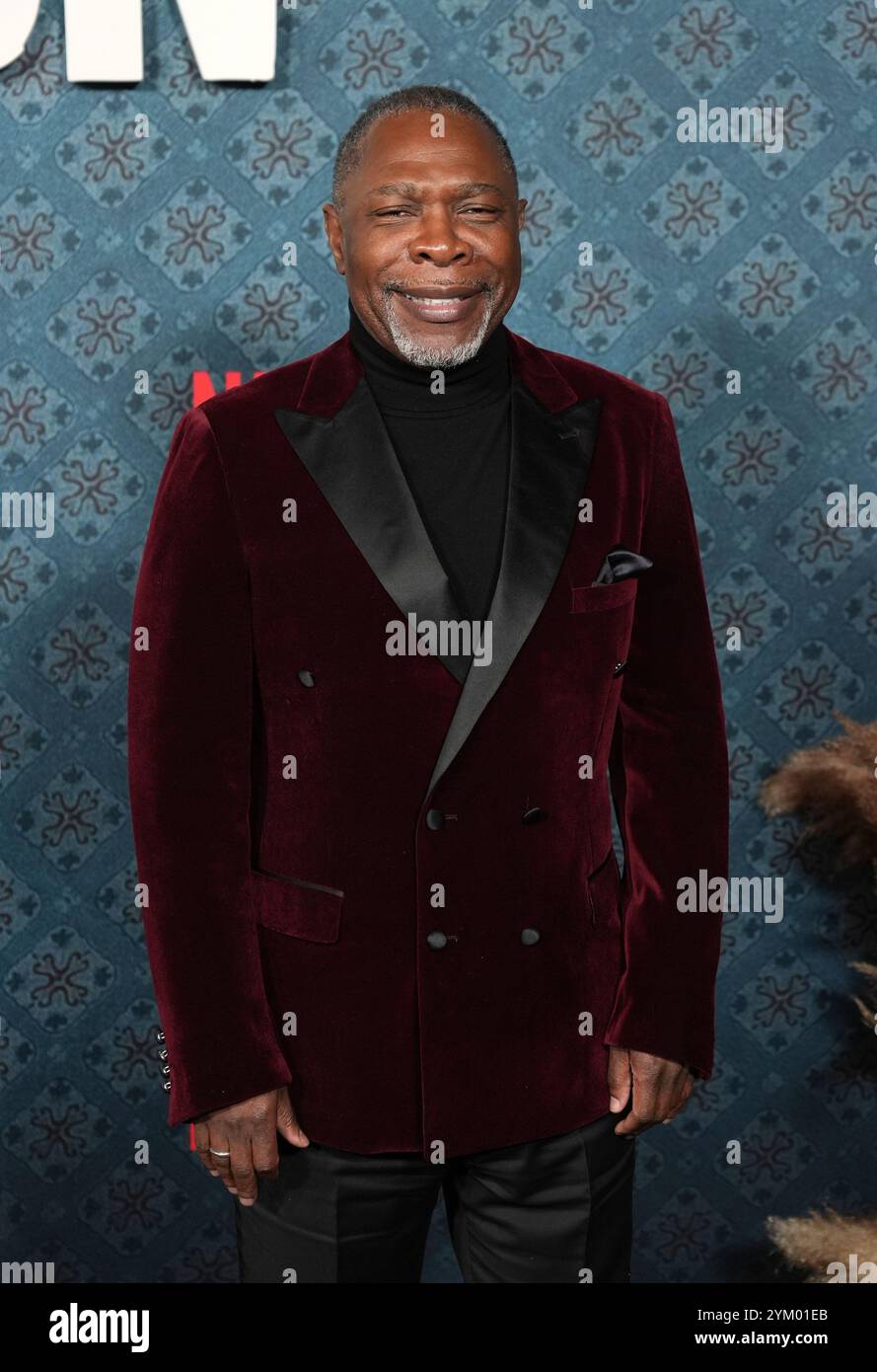 Michael Potts poses at the premiere of the film "The Piano Lesson" on ...