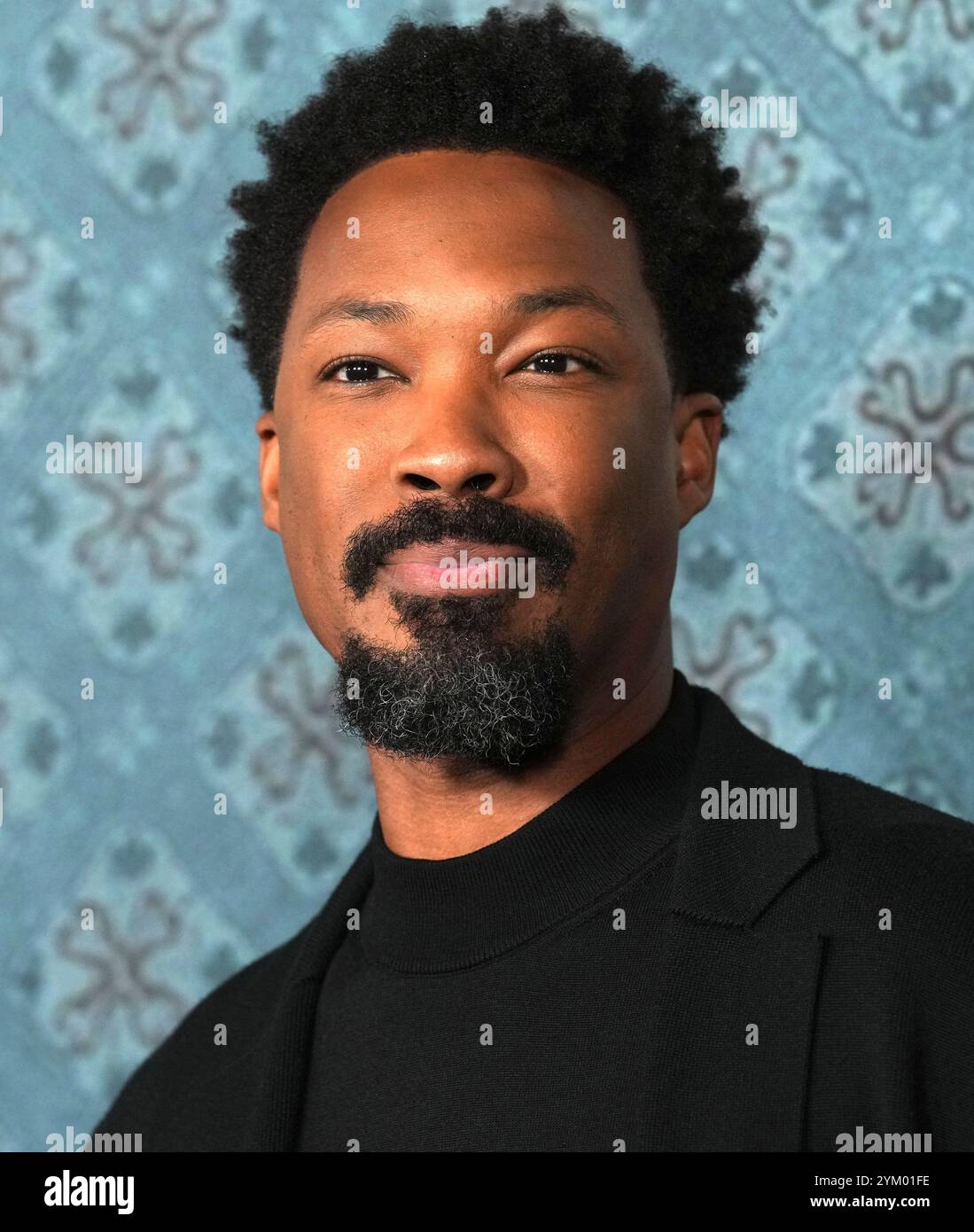 Corey Hawkins poses at the premiere of the film "The Piano Lesson" on ...