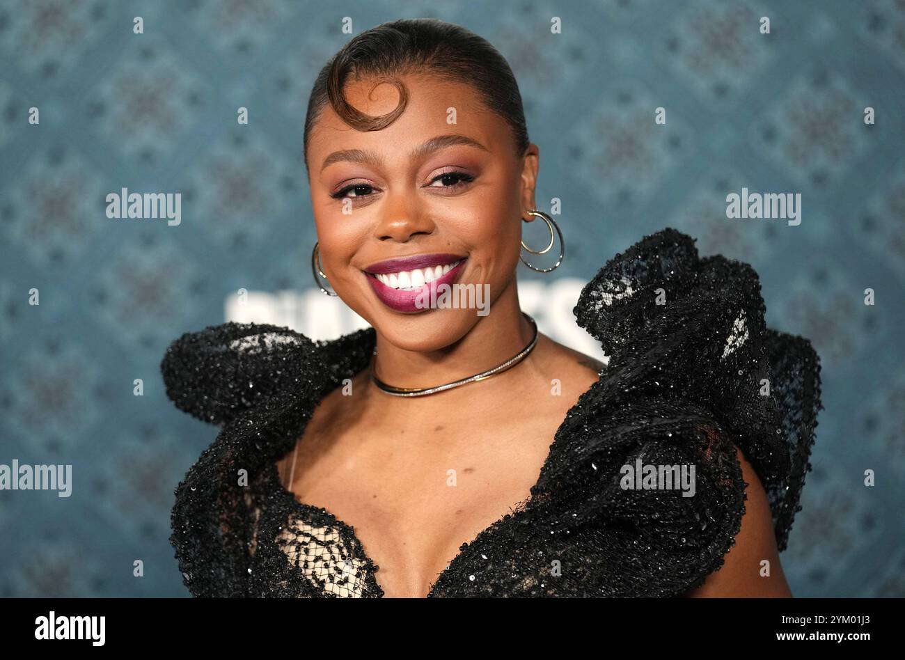 Gail Bean poses at the premiere of the film "The Piano Lesson" on ...