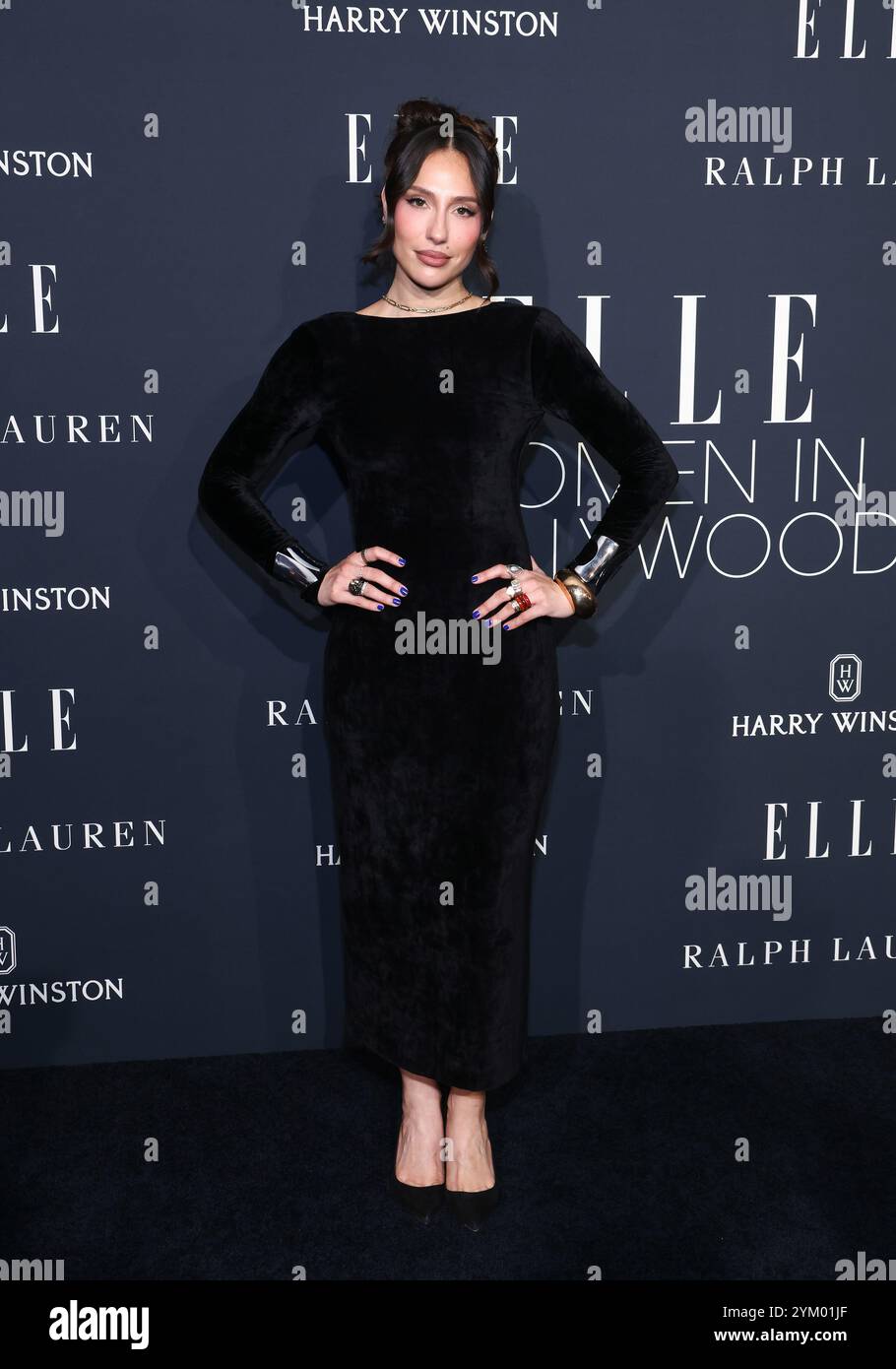 Los Angeles, USA. 19th Nov, 2024. Tefi Pessoa arriving at ELLE's Women ...