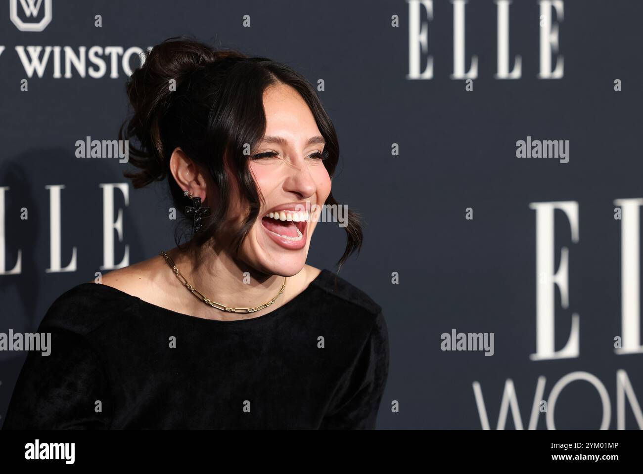 Los Angeles, USA. 19th Nov, 2024. Tefi Pessoa arriving at ELLE's Women ...