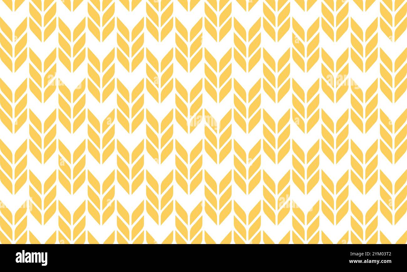 Wheat or rice grain pattern. Oat grain seamless background. Wheat ...