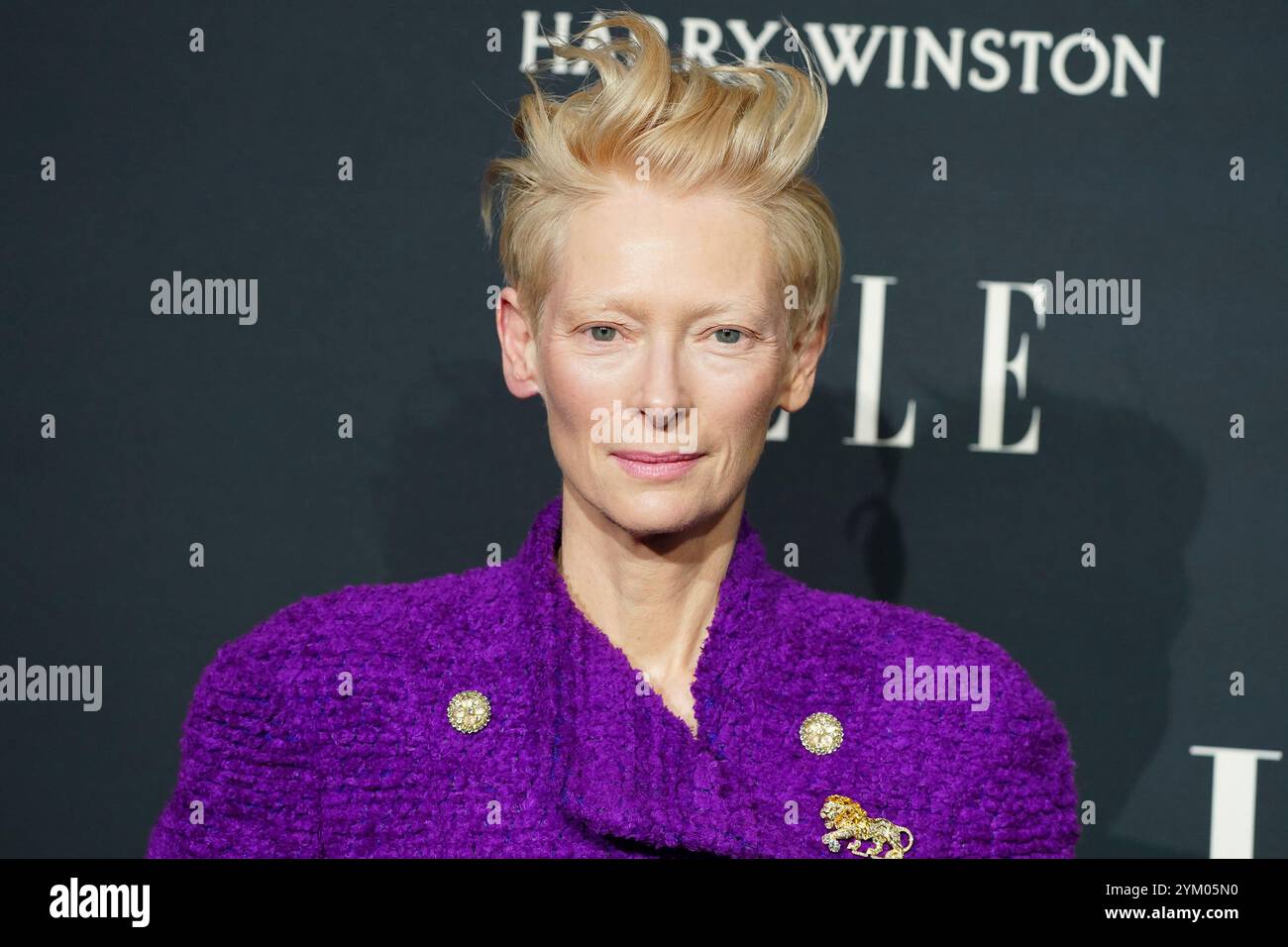 Tilda Swinton arrives at the ELLE Women in Hollywood celebration on ...
