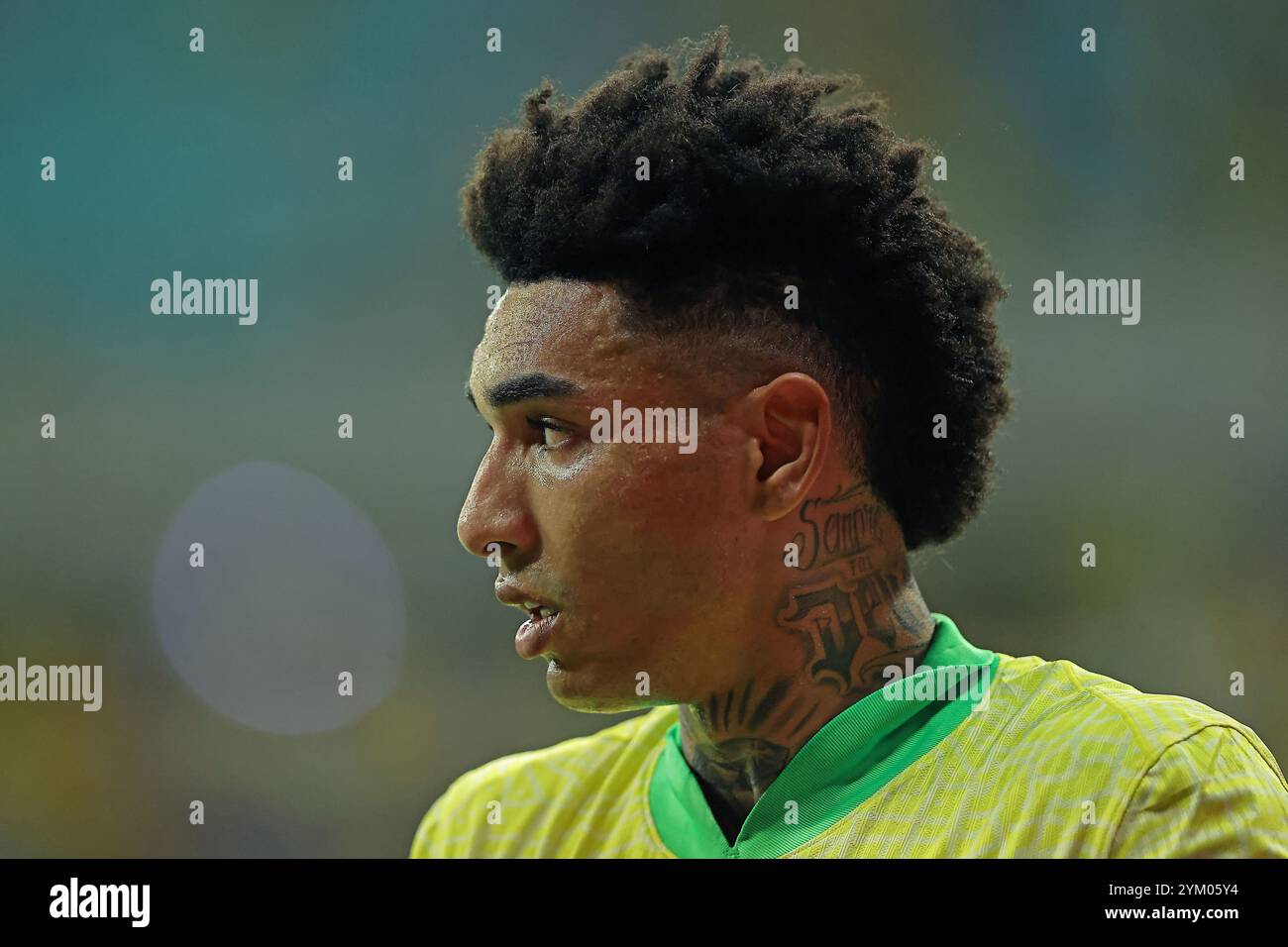 19th November 2024: Salvador, Brazil; Igor Jesus of Brazil looks on ...