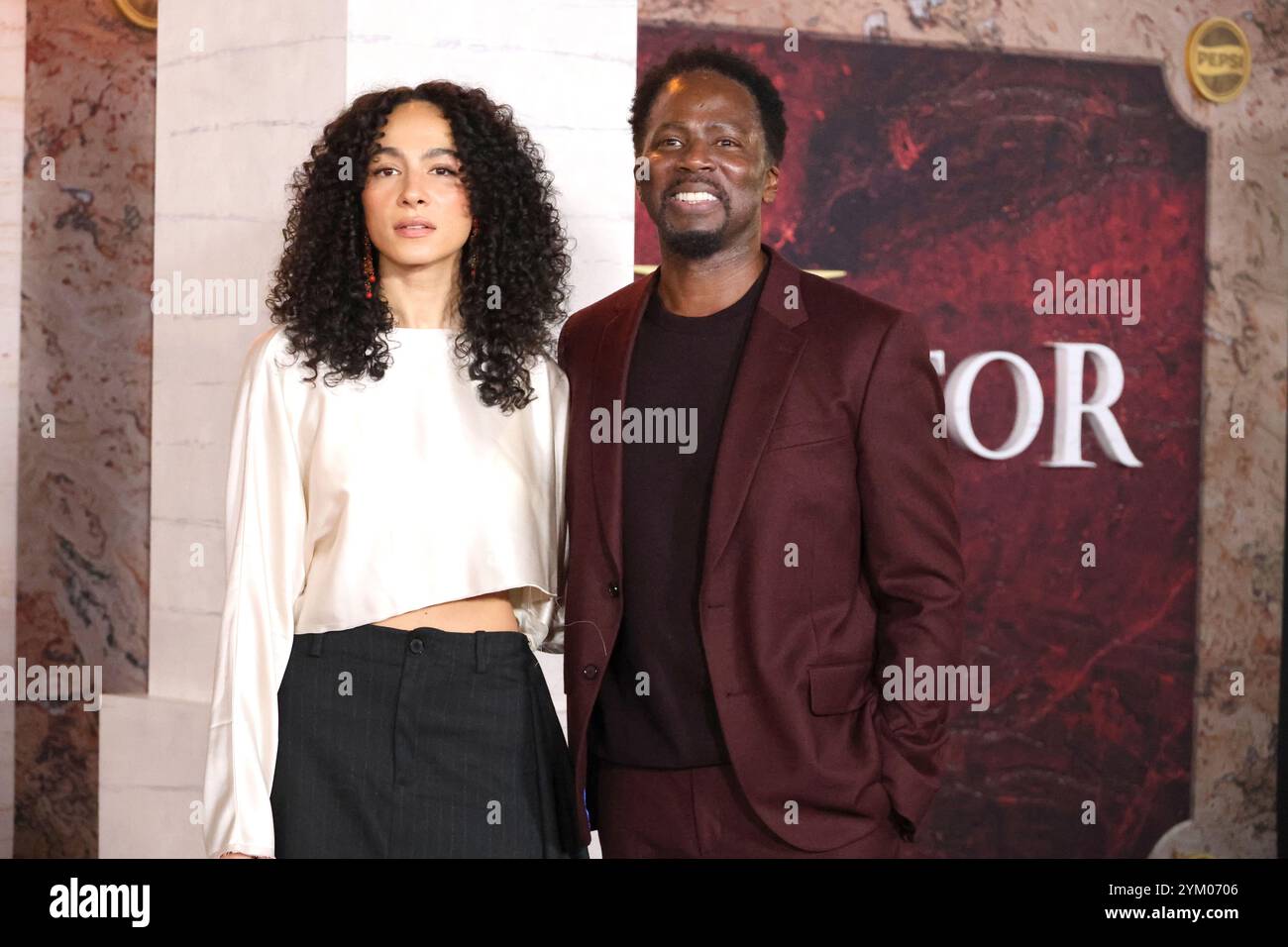 LOS ANGELES - NOV 18: Aurora Perrineau, Harold Perrineau at the ...