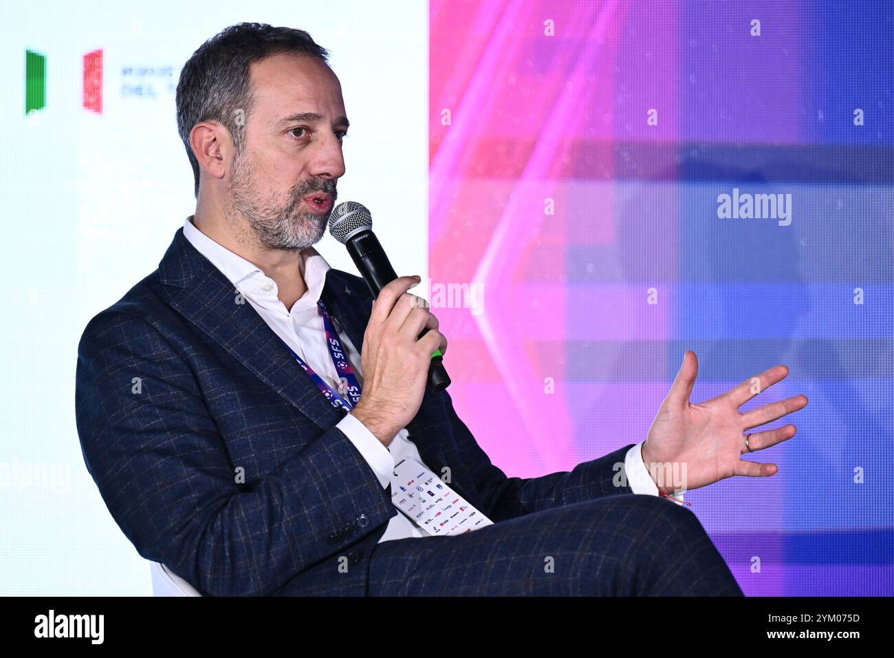 Luca Marchetti SKY during the Social Football Summit 2024 at the Olympic Stadium on November 19 ...