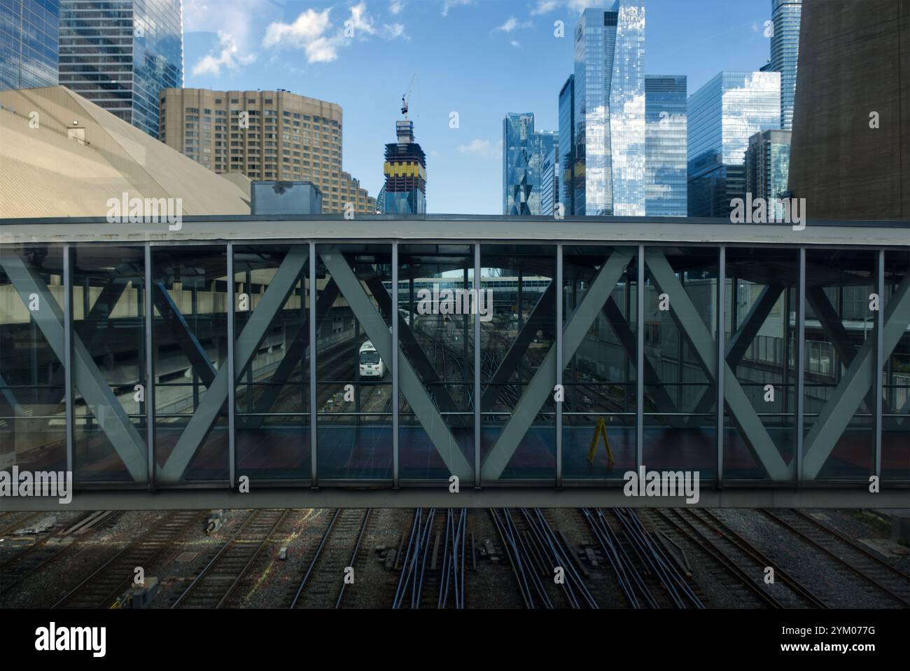 Toronto - View from Rod Robbie Bridge Stock Photo - Alamy