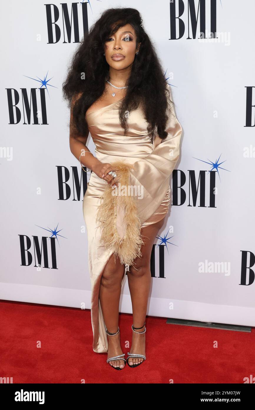 Nashville, USA. 19th Nov, 2024. K Michelle arriving at the 72nd Annual ...