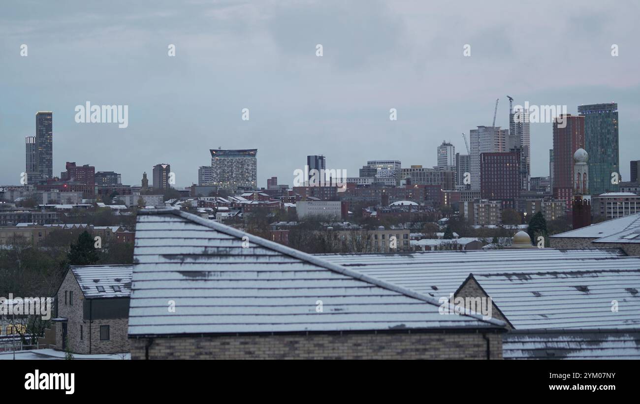 Snow in Birmingham, England, UK Stock Photo - Alamy