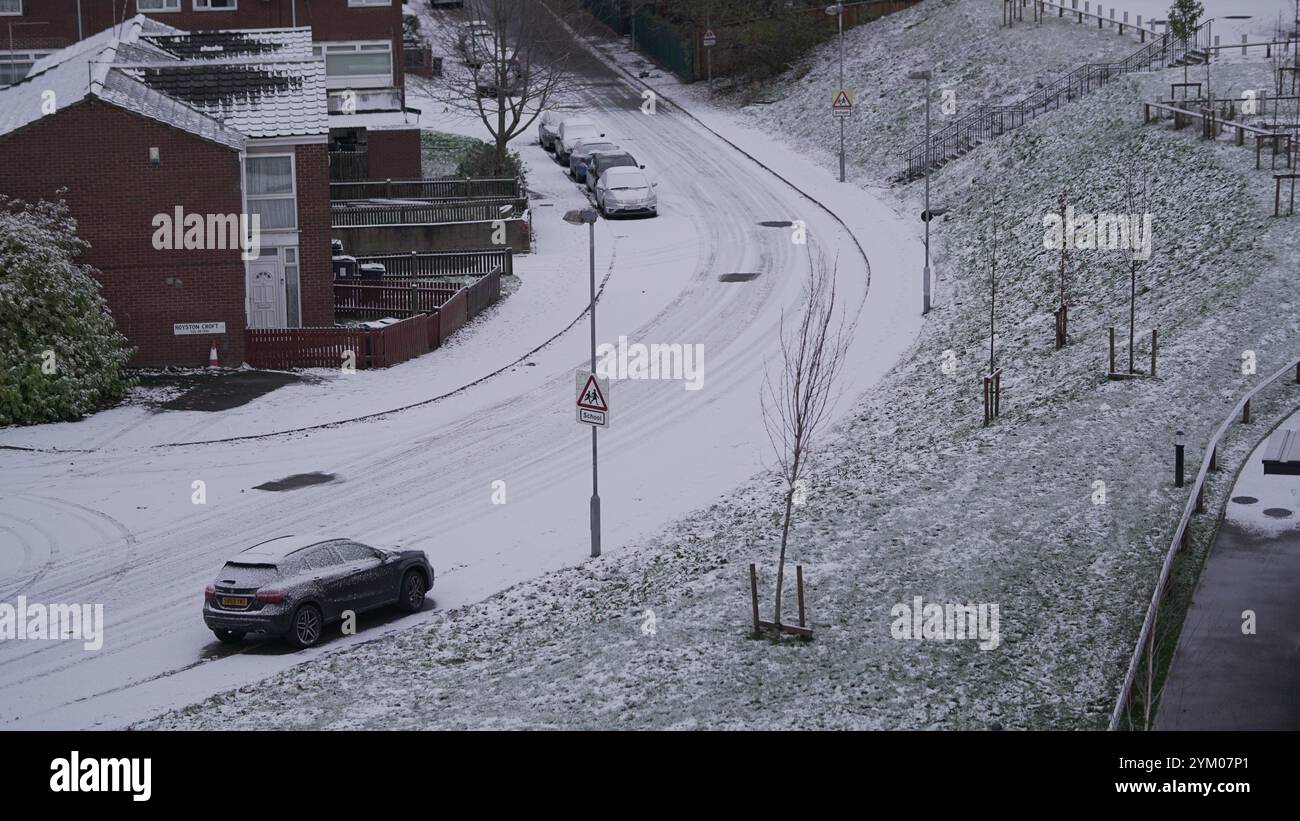 Snow in Birmingham, England, UK Stock Photo - Alamy