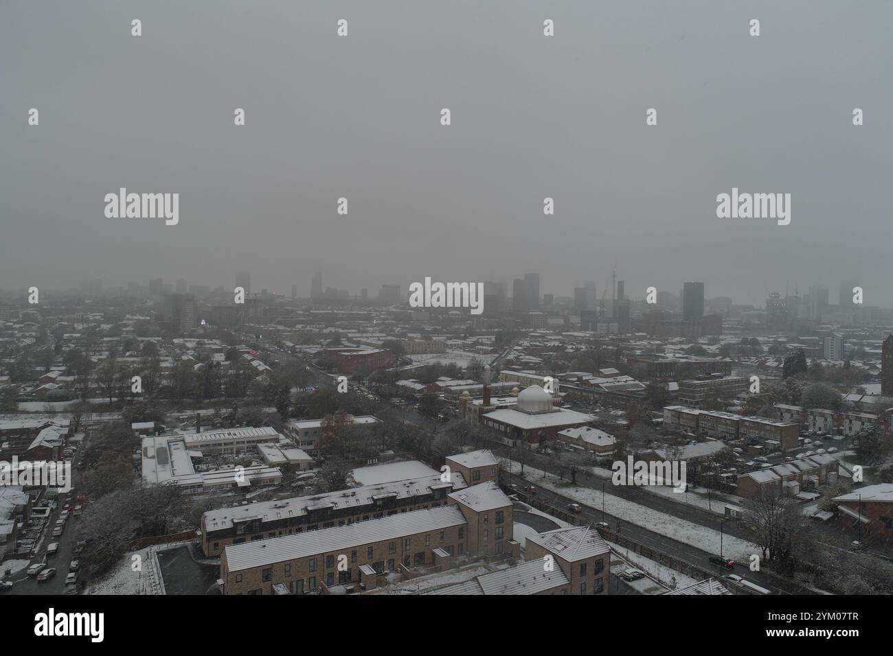 Snow in Birmingham, England, UK Stock Photo - Alamy