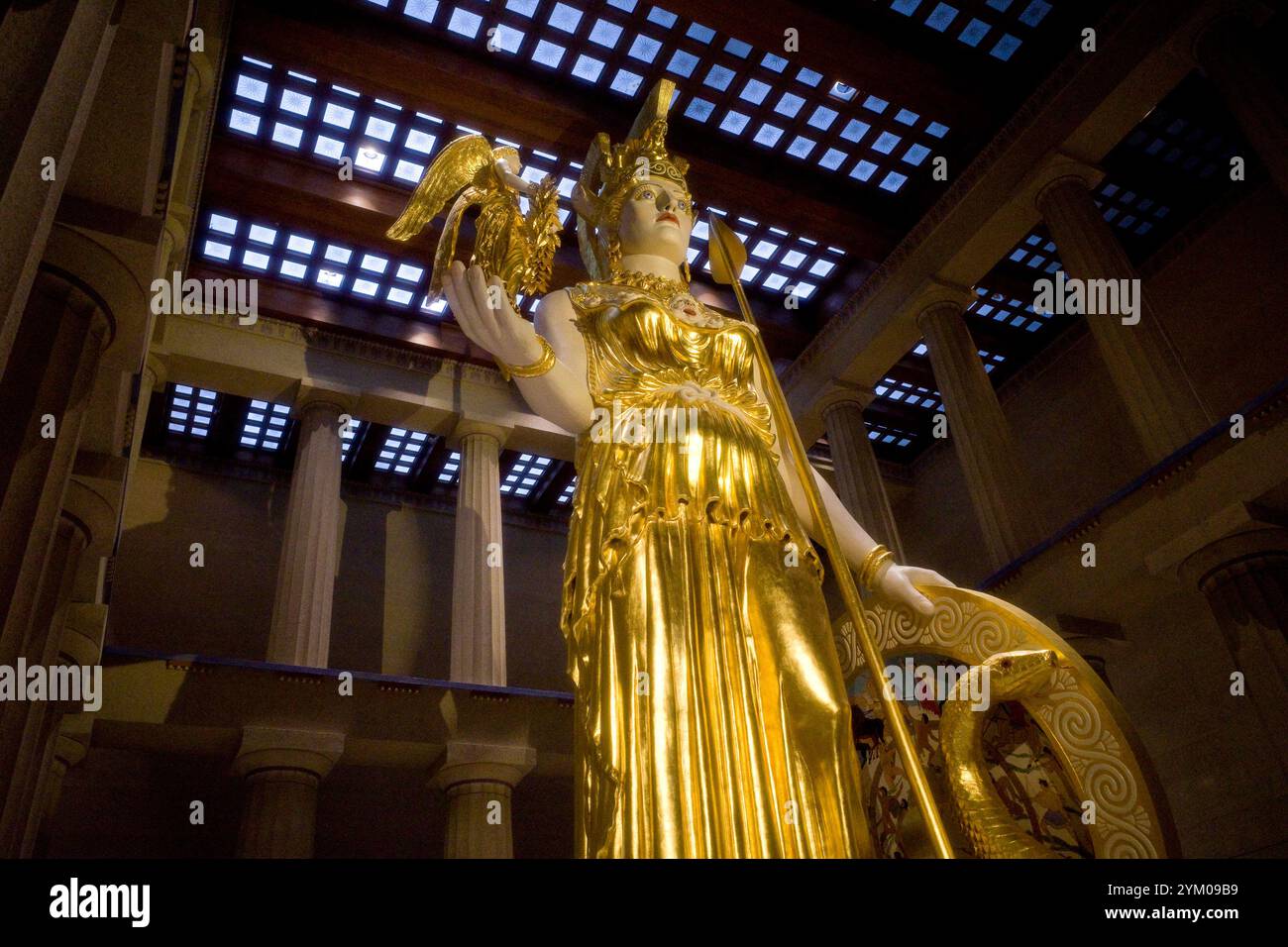 Nashville, USA. 19th Nov, 2024. A view of the Statue of Athena at the ...