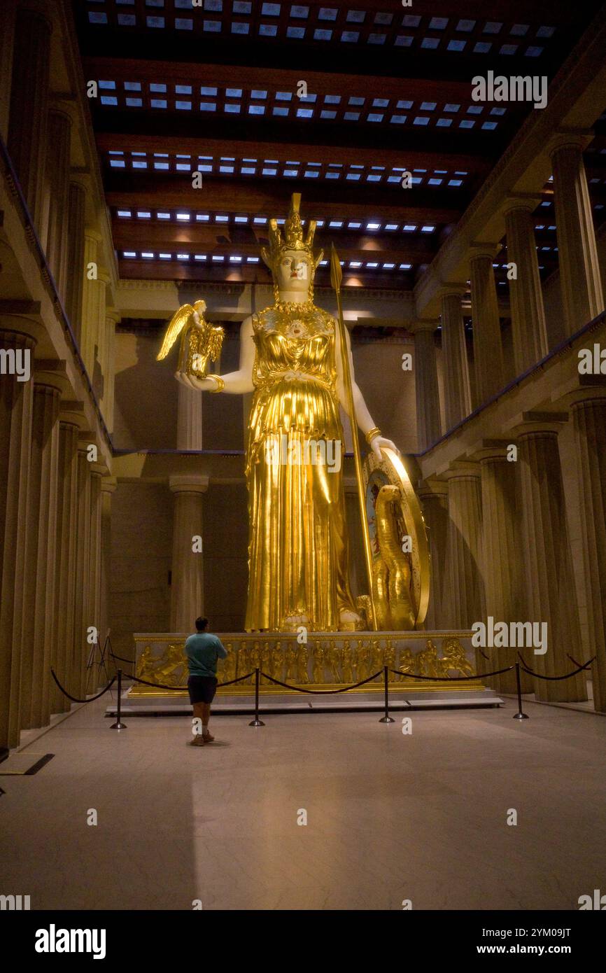 Nashville, USA. 19th Nov, 2024. A view of the Statue of Athena at the ...