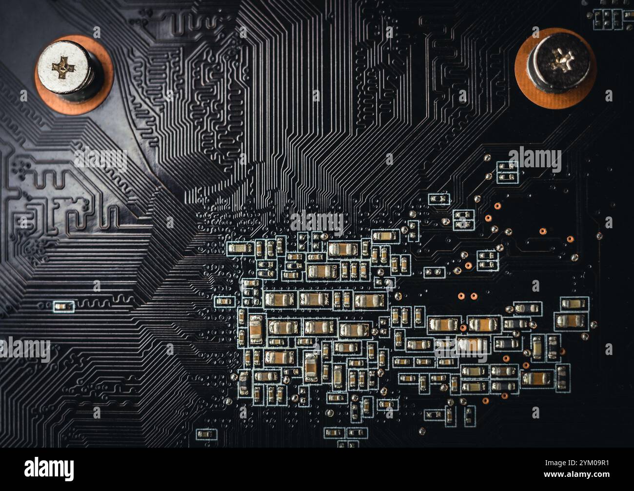 Computer Electronic Circuit Board Close Up Electronic Computer Hardware Technology Computer
