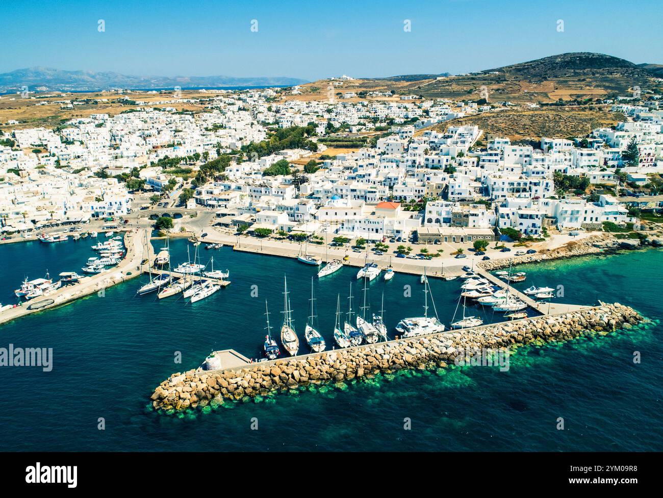 Aerial shot colorful boats white hi-res stock photography and images - Alamy