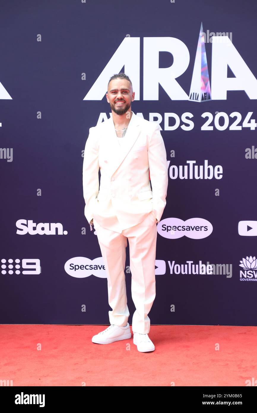 Sydney, Australia. 20th November 2024. Singer and rapper Kobie Dee, who ...