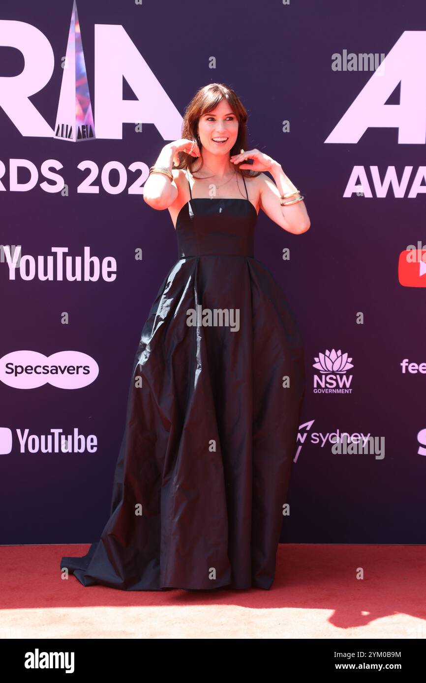 Sydney, Australia. 20th November 2024. Singer Missy Higgins arrives on ...