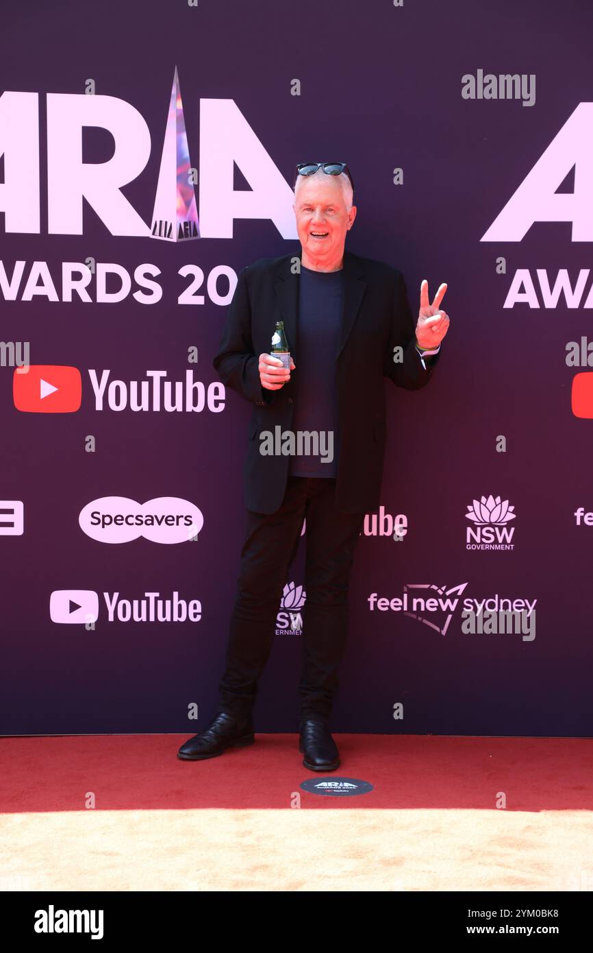 Sydney, Australia. 20th November 2024. Aussie music icon Daryl ...