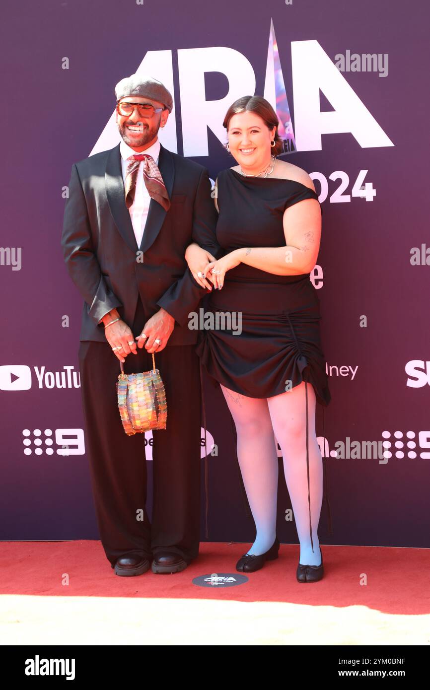 Sydney, Australia. 20th November 2024. Tyrone Pyron and Abby Butler ...