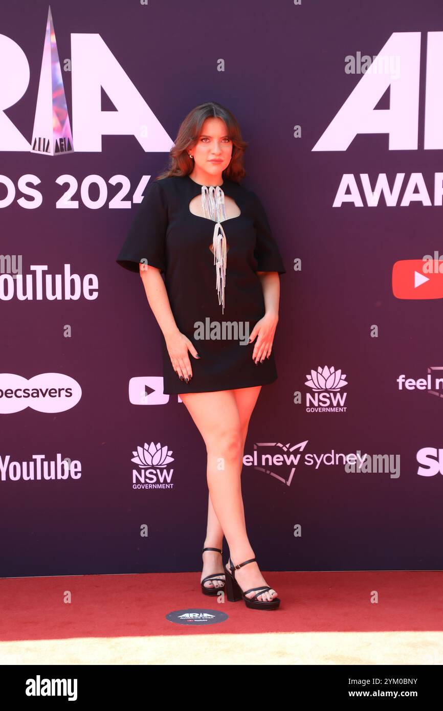 Sydney, Australia. 20th November 2024. Lucy Smith arrives on the red ...