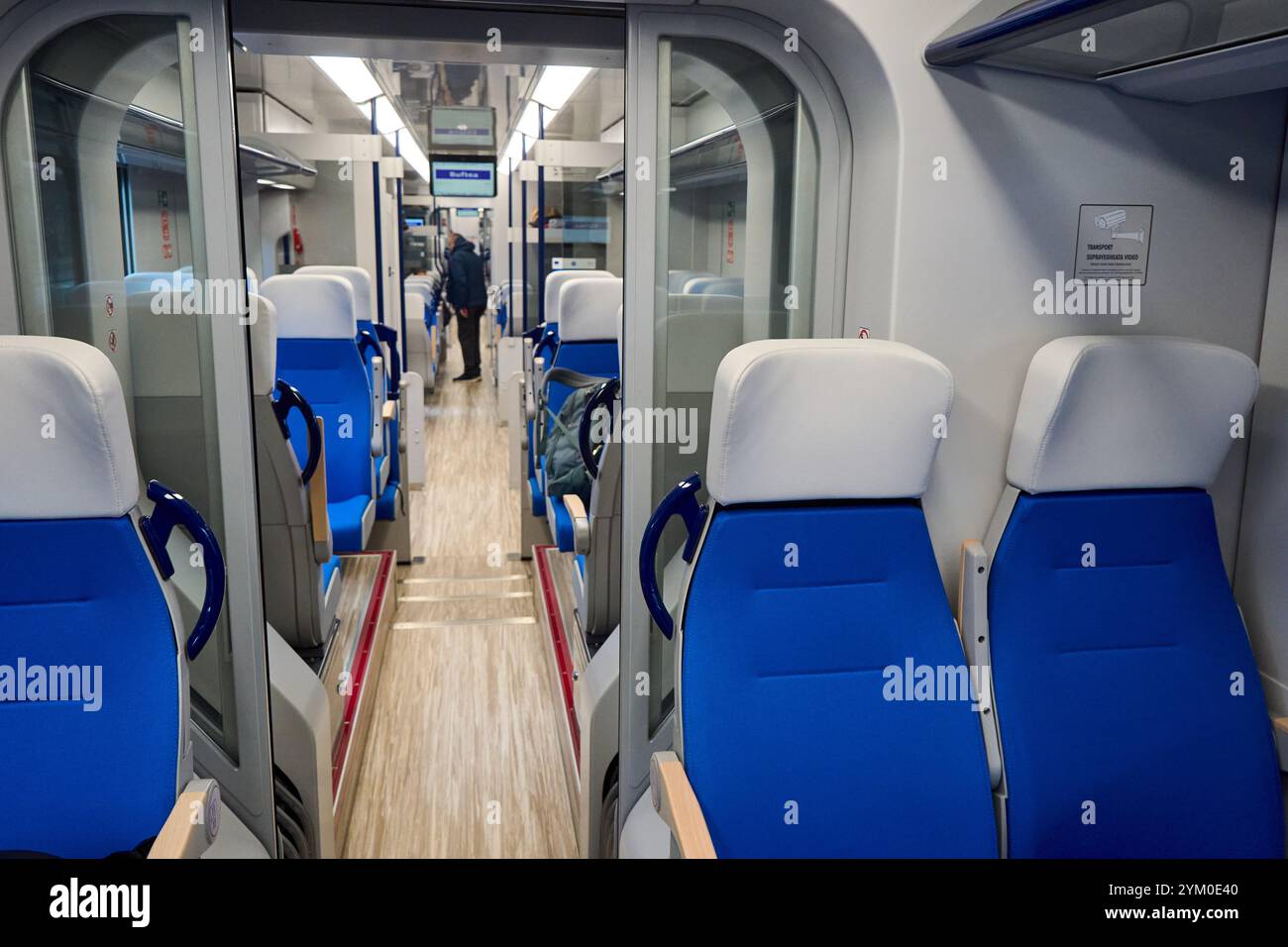 Bucharest, Romania. 20th Nov, 2024: The new six-car Alstom Coradia ...