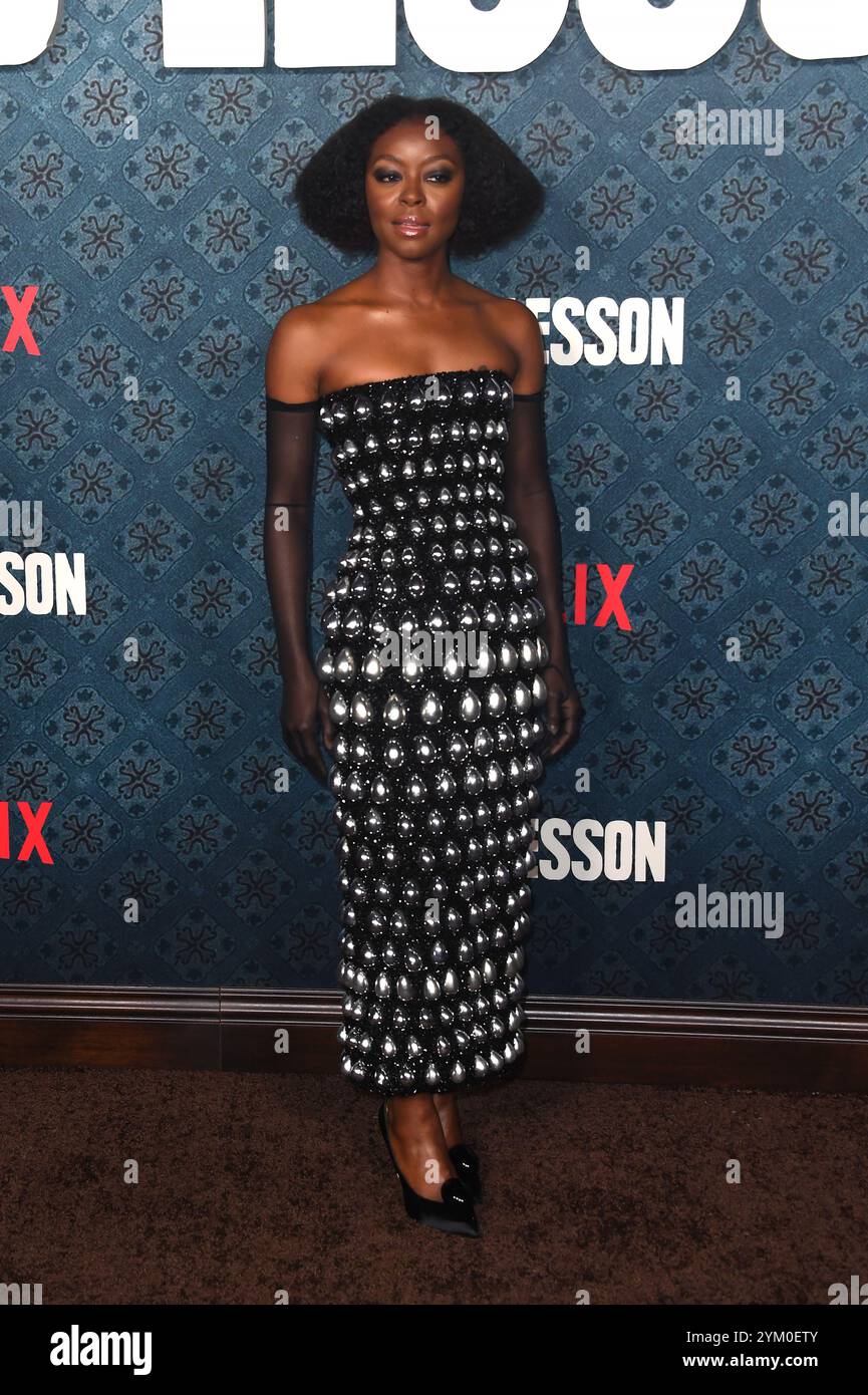 Hollywood, USA. 19th Nov, 2024. Danielle Deadwyler arriving to Netflix ...