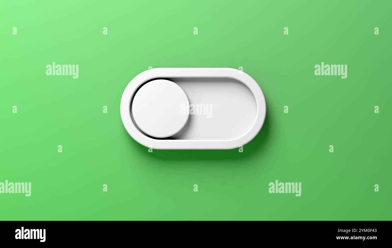 Toggle Switch. On and off button. 3d illustration Stock Photo - Alamy