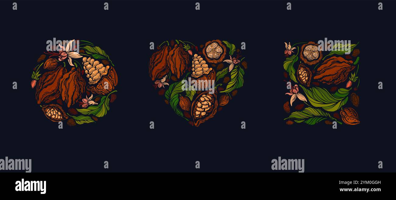 Coco plantation Stock Vector Images - Alamy