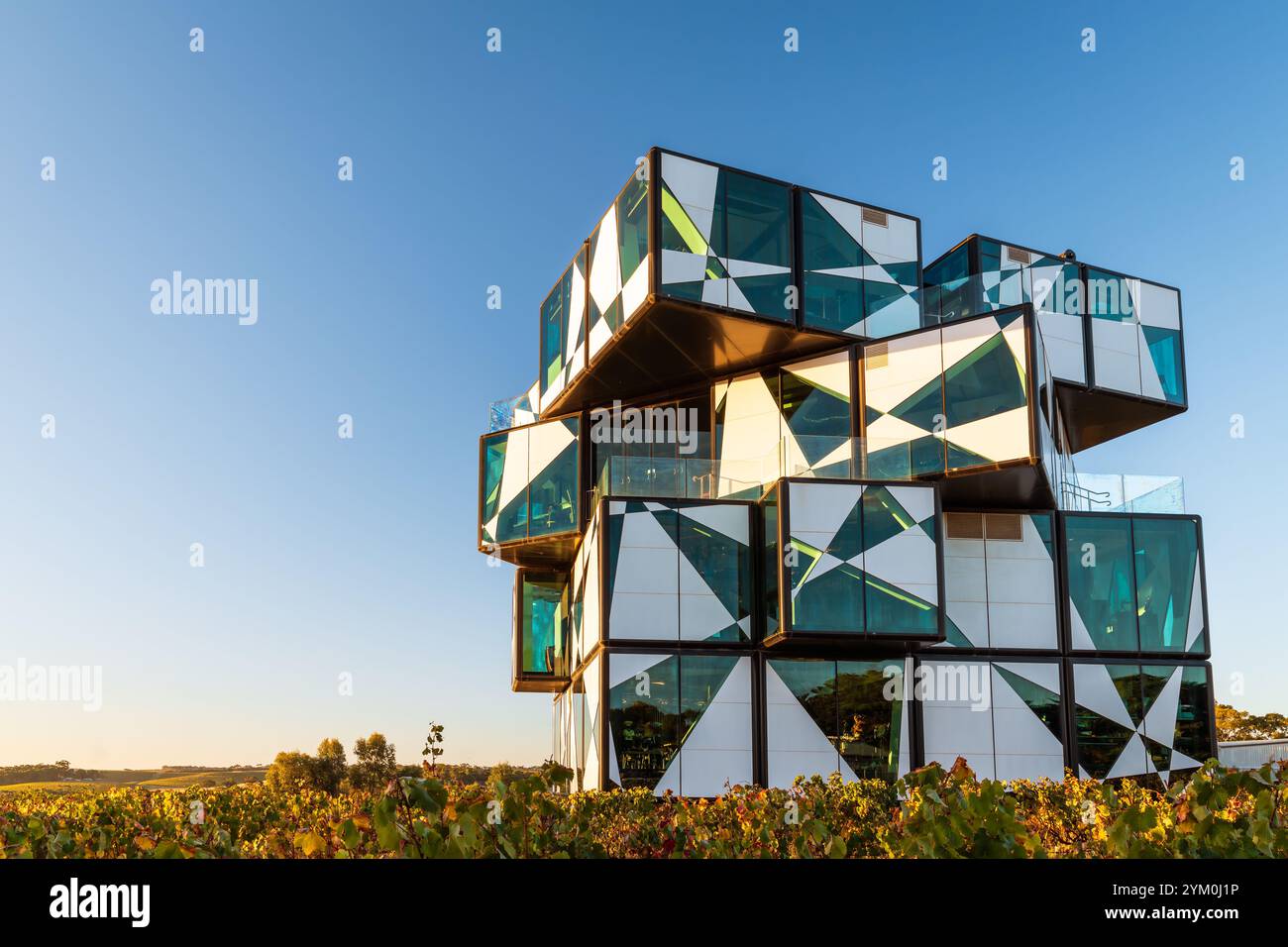 McLaren Vale, South Australia - April 4, 2021: The iconic d'Arenberg ...
