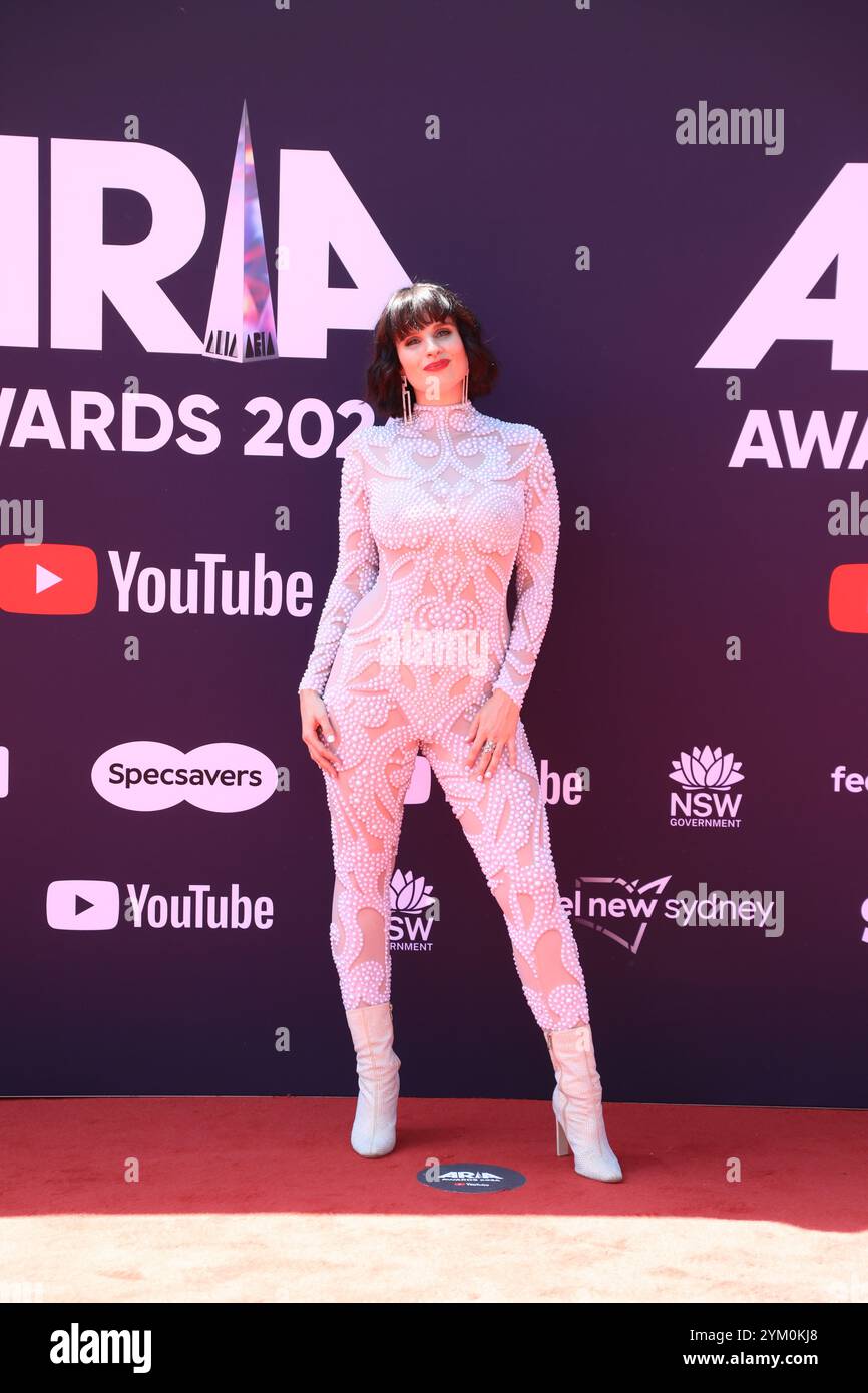 Sydney, Australia. 20th November 2024. Imogen Clark arrives on the red ...