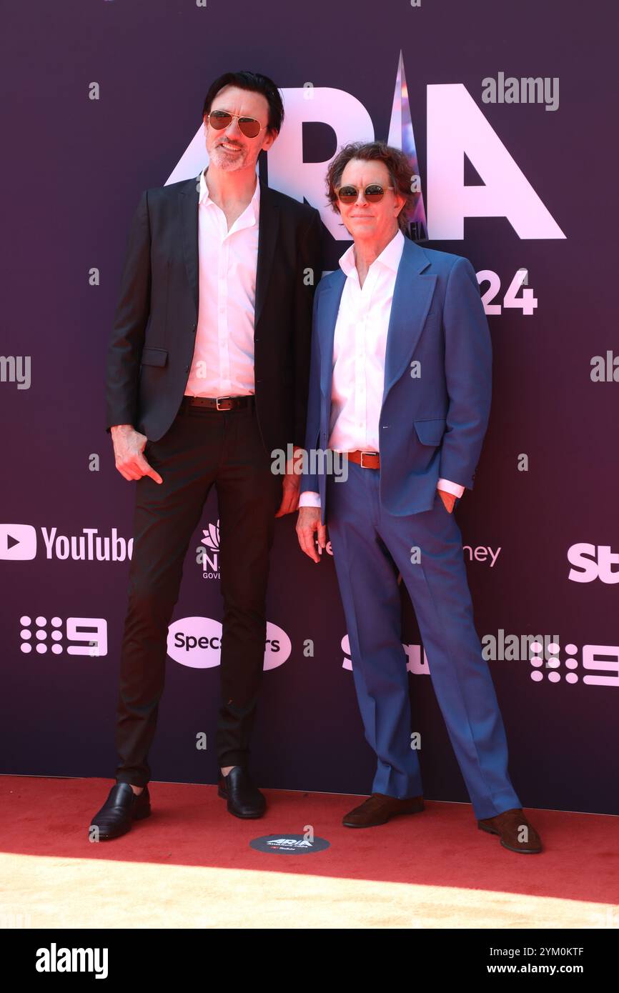 Sydney, Australia. 20th November 2024. Paul Dempsey and Bernard Fanning ...