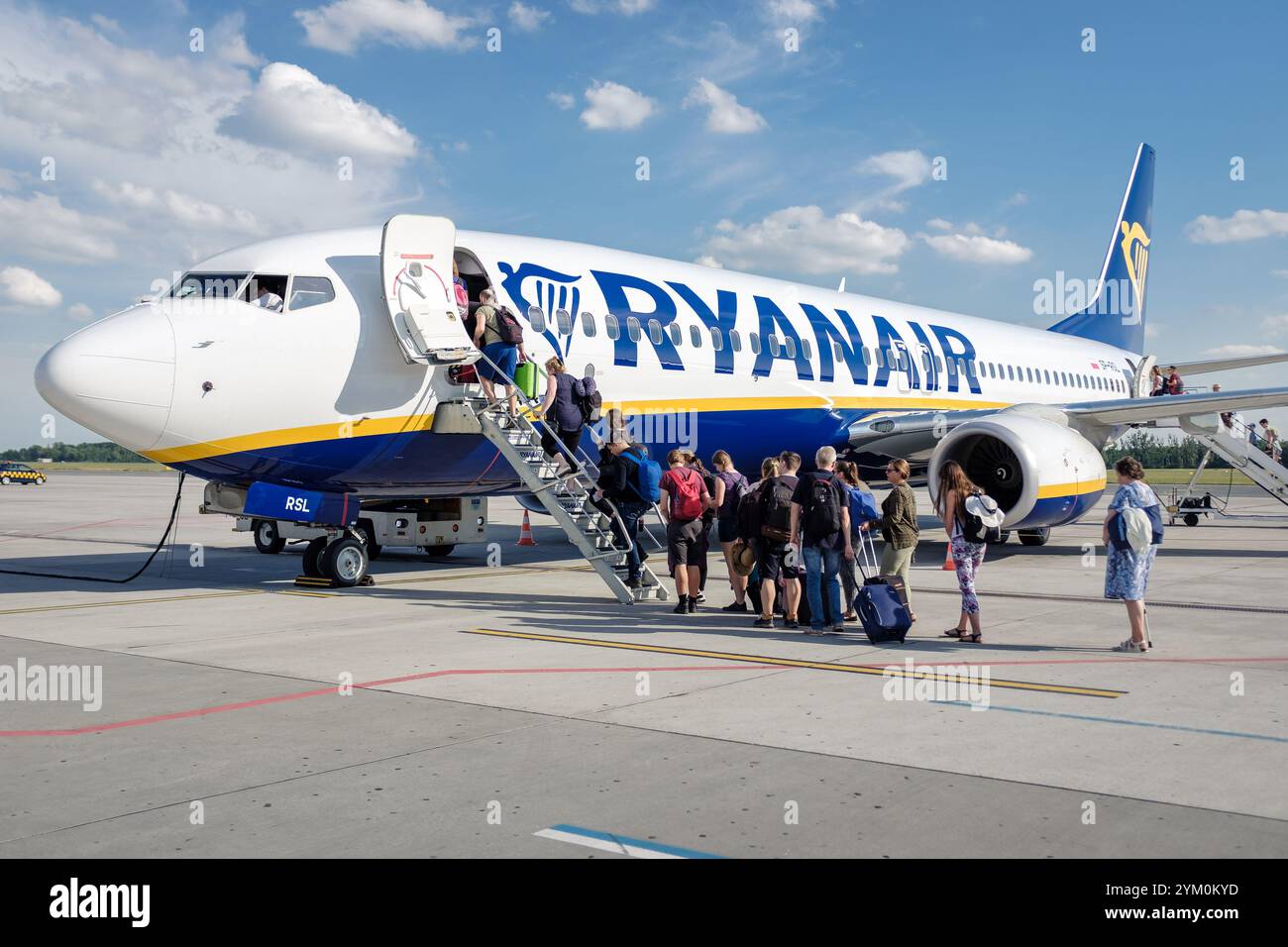 Poland passenger boarding stairs hi-res stock photography and images ...