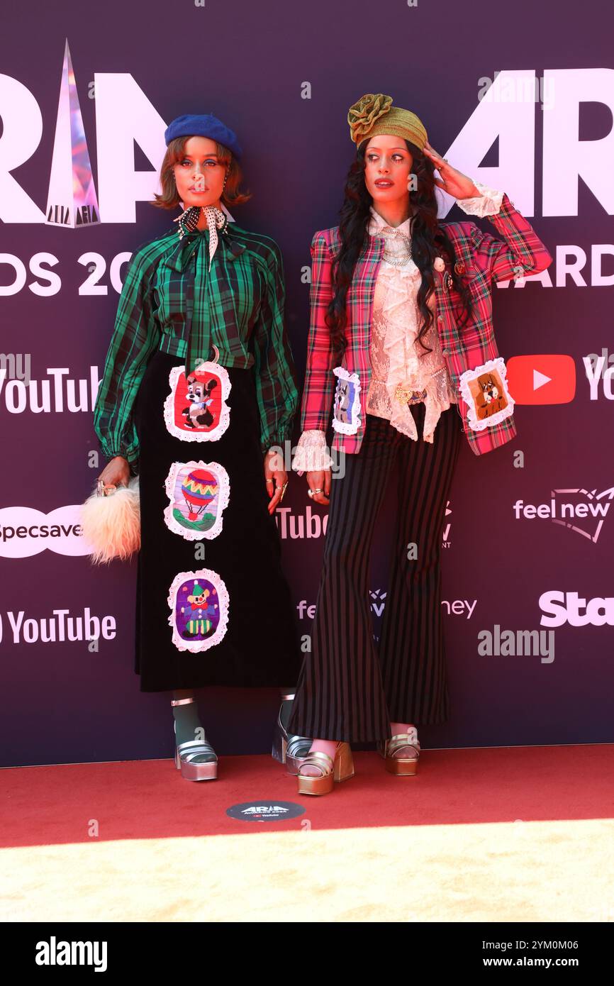 Sydney, Australia. 20th November 2024. Jenaya Okpalanze & Anisha ...